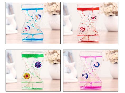 liquid floating timer home office decor desktop motion visual timer oil