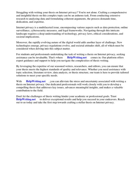Thesis Internet Privacy Pdf Privacy Internet Of Things