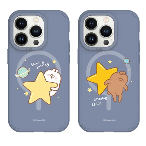 【toyselect】醜白兔燦爛星空系列峽谷強悍magsafe Iphone手機殼 蝦皮購物