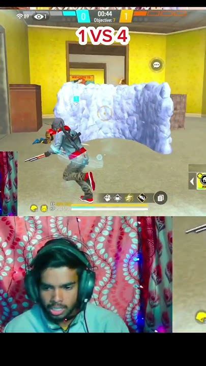 Ump 1 Vs 4 Clutch Free Fire Game Play Freefire Gaming