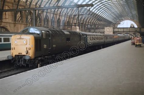 35mm Original Colour Slide Of Class 55 Deltic At Kings Cross In 1981