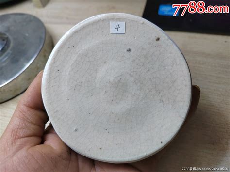 宋湖田窑大碗改茶托4 瓷片 7788商城