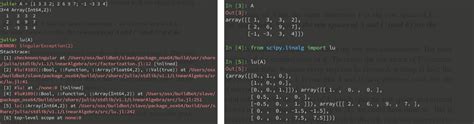 Lu Factorization New To Julia Julia Programming Language
