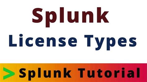 Types Of Splunk Licenses Tech Tonic With Kiran In 2024 Licensing Tonic Type