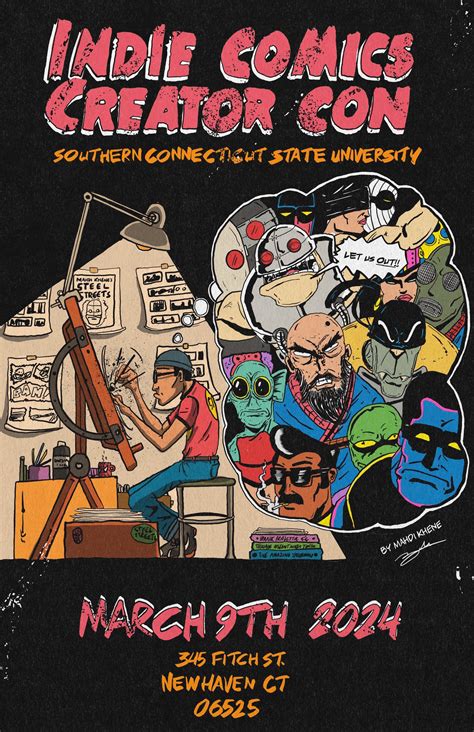 Indie Comics Creator Con 2024 Poster — Zuperhero Comics
