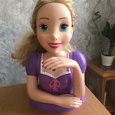 Disney Rapunzel Hair Styling Head Doll In Mk6 Bletchley For £500 For