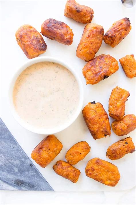 Sweet Potato Tots Vegan Gluten Free Wicked Spatula