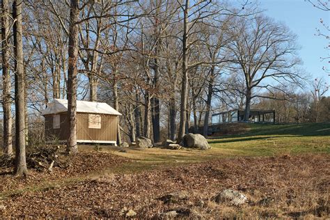 Shigeru Bans Paper Log House At The Glass House — Aia New York