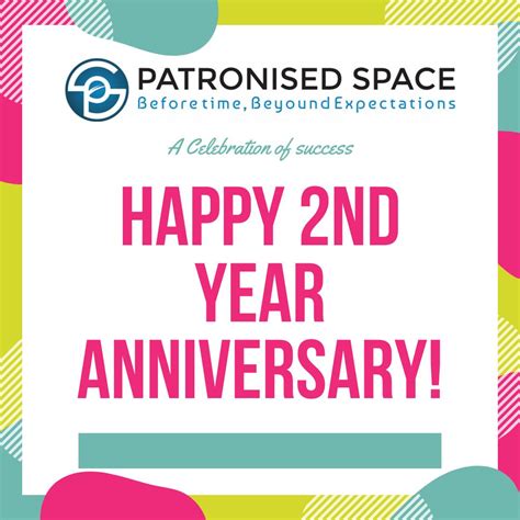 Patronised Space On Linkedin Patronised Space Anniversary Startup