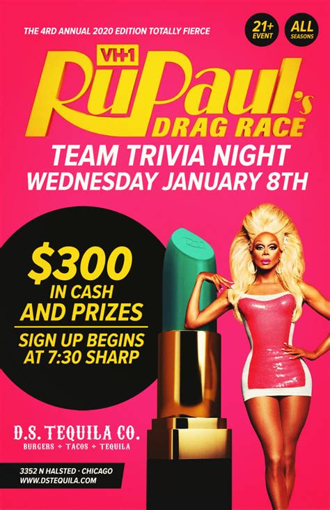 Sashay Away 4 Special Edition Rupauls Drag Race Trivia In