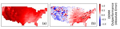 a spatial view comparing the performance of a demm with its hurdle