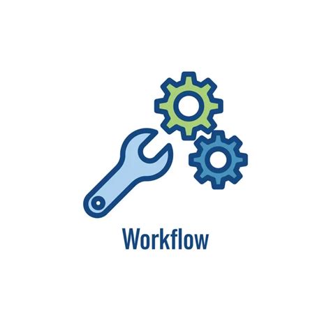 Workflow Efficiency Icon Showing An Aspect Of Efficiency In Work Stock