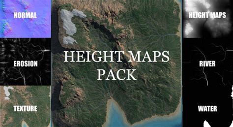 56 Height Map Vol3 In Textures Ue Marketplace
