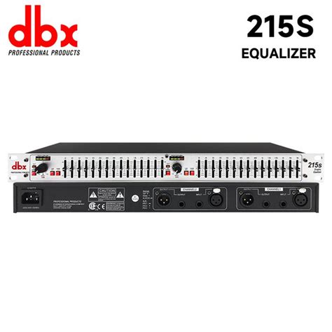 DBX-215S Профессиональный двойной 15-секционный эквалайзер для ...