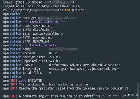 Npm Packagejson Private字段的作用 Csdn博客