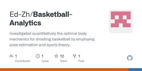 Github Ed Zh Basketball Analytics Investigated Quantitatively The Optimal Body Mechanics For