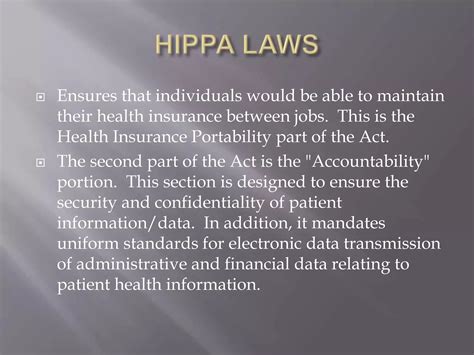 Patient Confidentiality Mha690 Pptx Health Insurance Insurance