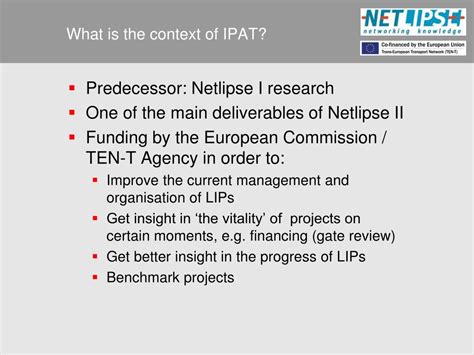 Ppt Netlipse Infrastructure Project Assessment Tool Powerpoint Presentation Id4958224