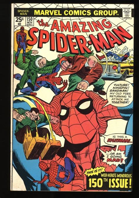Amazing Spider Man 150 Doctor Curt Connors Appearance 1975 Full