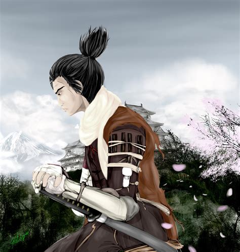 Artstation Wolf Sekiro Fan Art