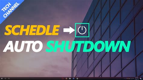 How To Schedule Auto Shutdown In Windows 10 Youtube