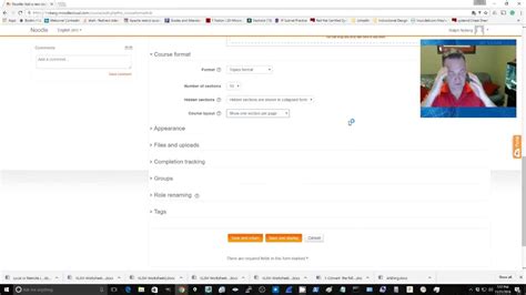 moodle creating a course youtube