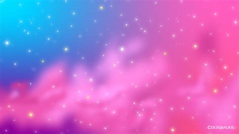 Star Pink Clouds Wallpaper Image Illustlive