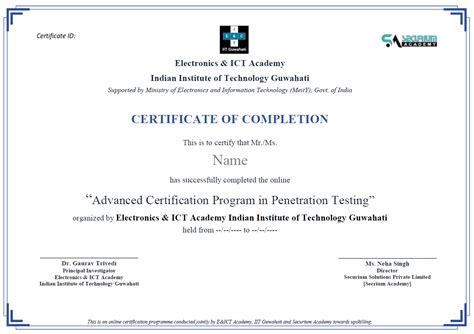 Advanced Certification Program In Penetration Testing Eict Iit G