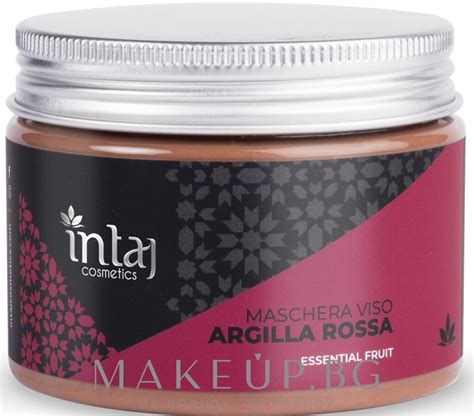 Почистваща маска за лице с червена глина Intaj Cosmetics Argilla Rossa Essential Fruit Face