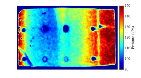 Pressure Profile Over The Fluttering Airfoil Collected Using