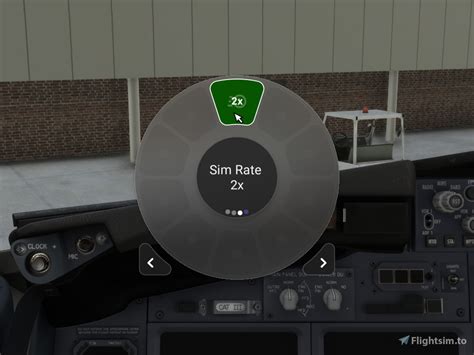 Flow Sim Rate Scroll Widget For Microsoft Flight Simulator Msfs