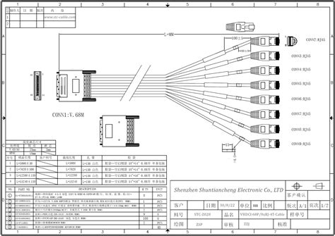 VHDCI Pin To RJ SCSI Cable China STC Electronic Hong Kong