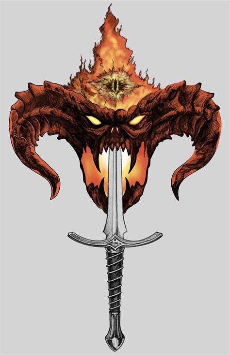 Balrog Tattoo Design I Made Rlotr