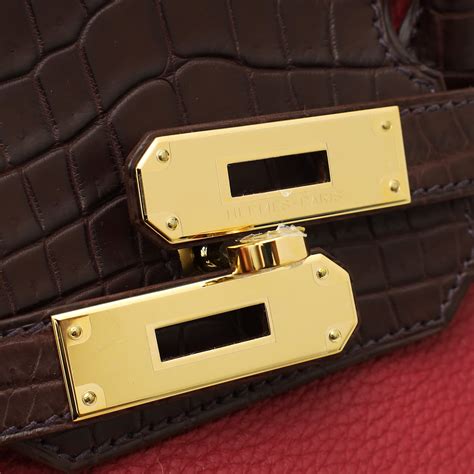 Hermes Bicolor Retourne Birkin Touch 30 Bag The Closet