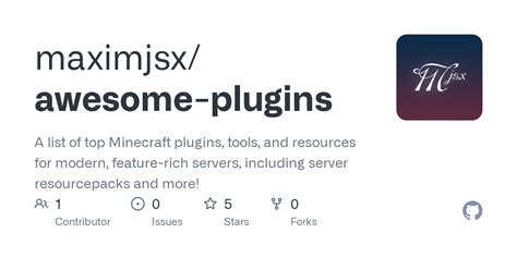 Github Maximjsxawesome Plugins A List Of Top Minecraft Plugins
