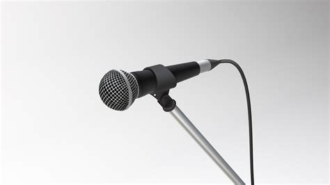 Microphone 3d Turbosquid 2126902