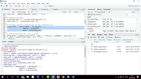 Logistic Regression Classsification Youtube