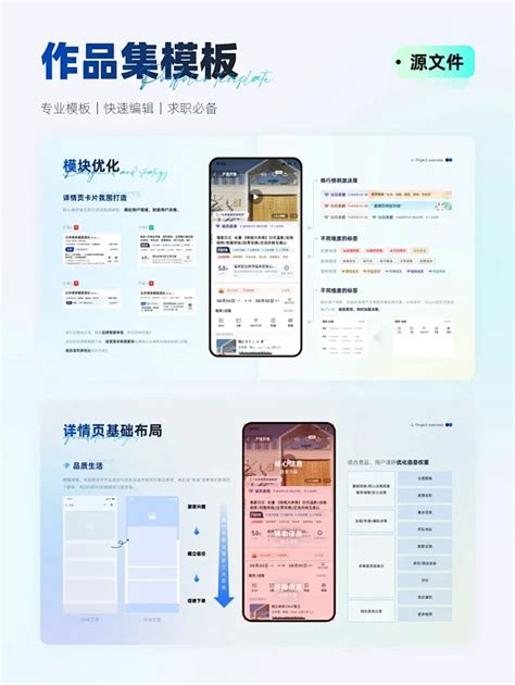 年薪50万设计师作品集模版