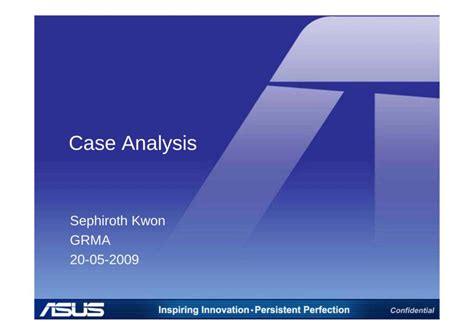 Case Analysis It Information Technology