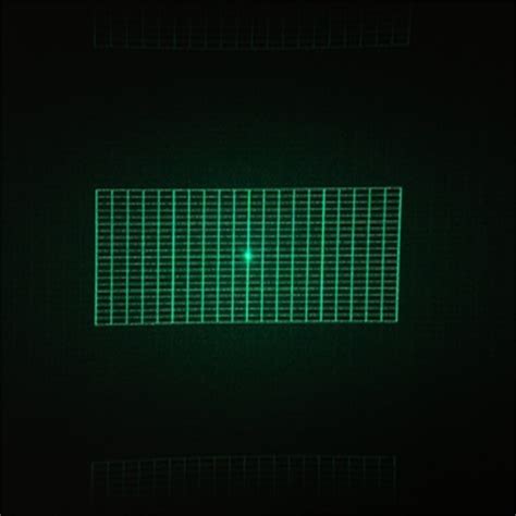 Laserland 520nm 2020 Rectangular Grid Green Doe Diffraction Grating