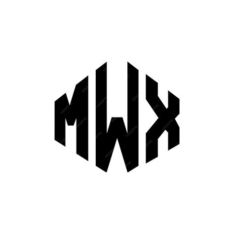 Premium Vector Mwx Letter Logo Design With Polygon Shape Mwx Polygon