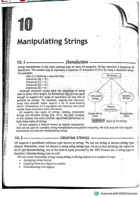 Capter 10 Manipulating Strings Bachelors Of Computer Application