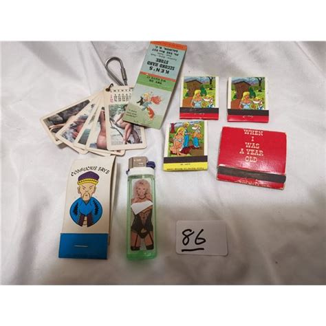 Various Pin Up Nudity Items Schmalz Auctions