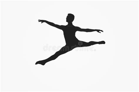 Silhouette Du Danseur Masculin Image Stock Image Du Danseur