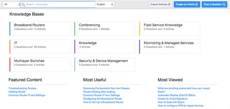 Servicenow Knowledge Base Template