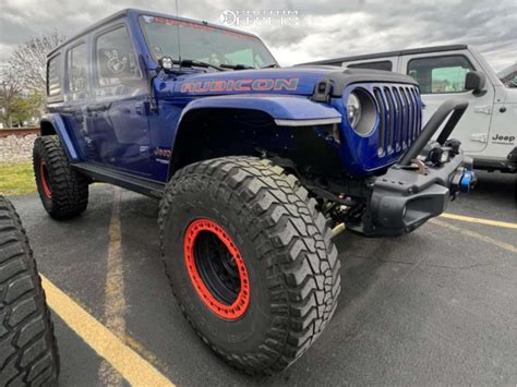 2019 Jeep Wrangler With 17x9 38 Kmc Km235 And 40135r17 Mickey