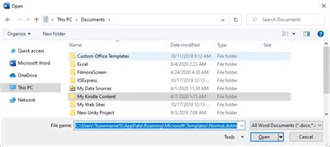 Working With Normal Dotm In Microsoft Word Fast Tutorials