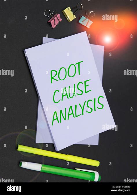 Hand Writing Sign Root Cause Analysis Internet Concept Method Of