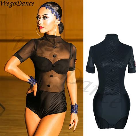 Buy Sexy Latin Dance New Practice Bodysuit Top For