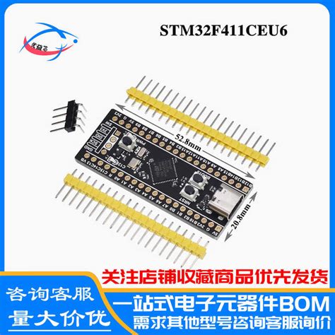 Stm32f411ceu6 Development Board Stm32f4 Core Small System Board Type C Interface Learning Board